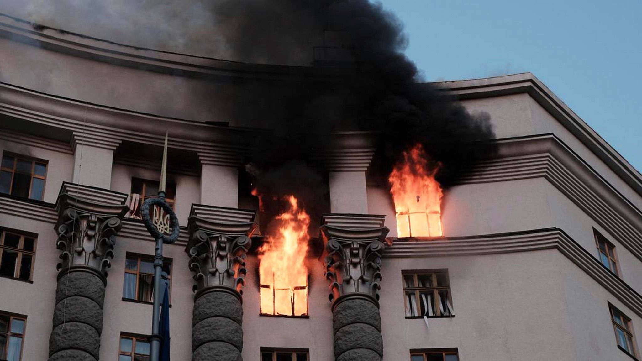 Russia lands symbolic blow as largest aerial attack on Ukraine's ...