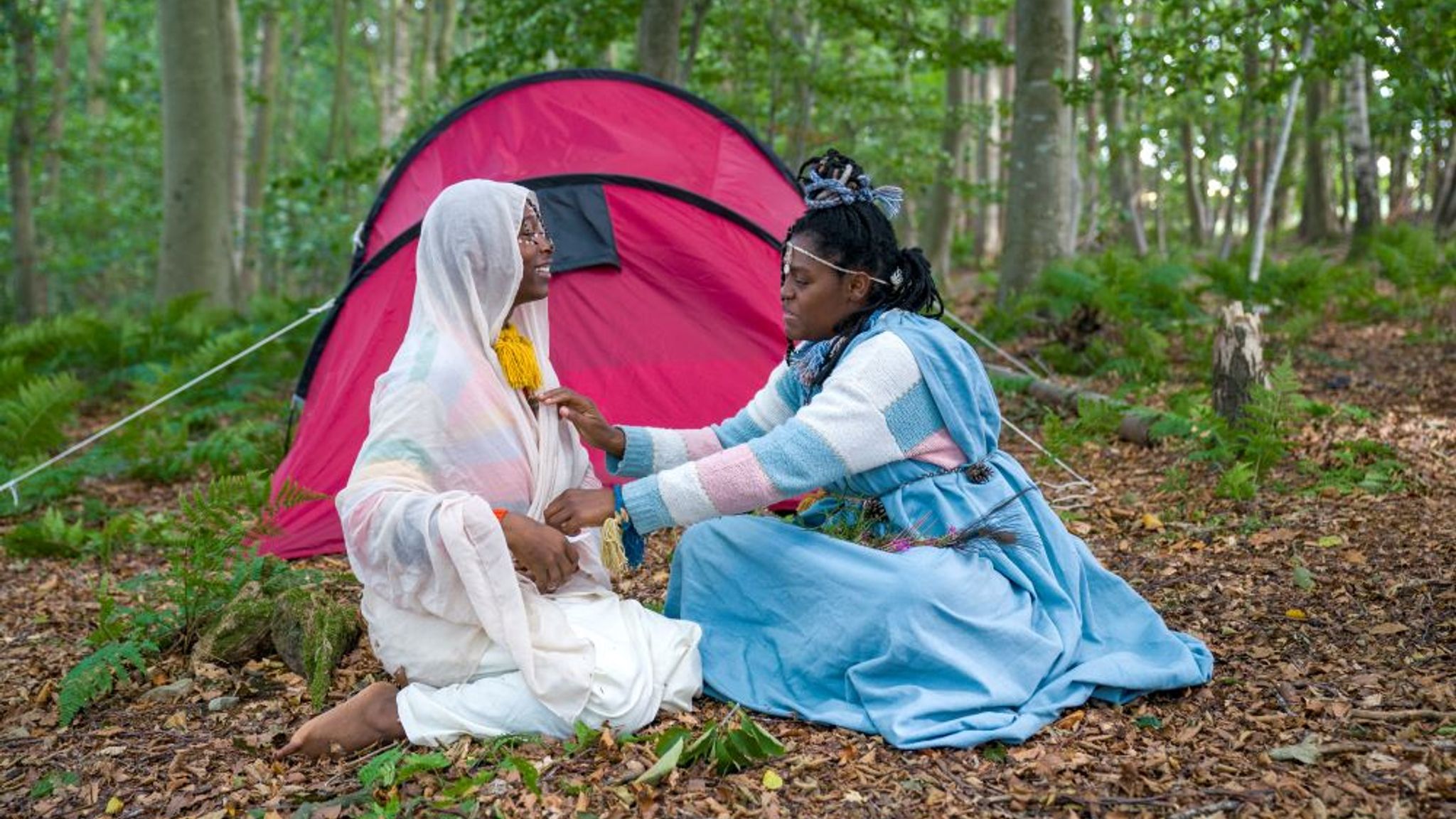 'African tribe' camping in Scottish woodlands vows to stay put despite ...