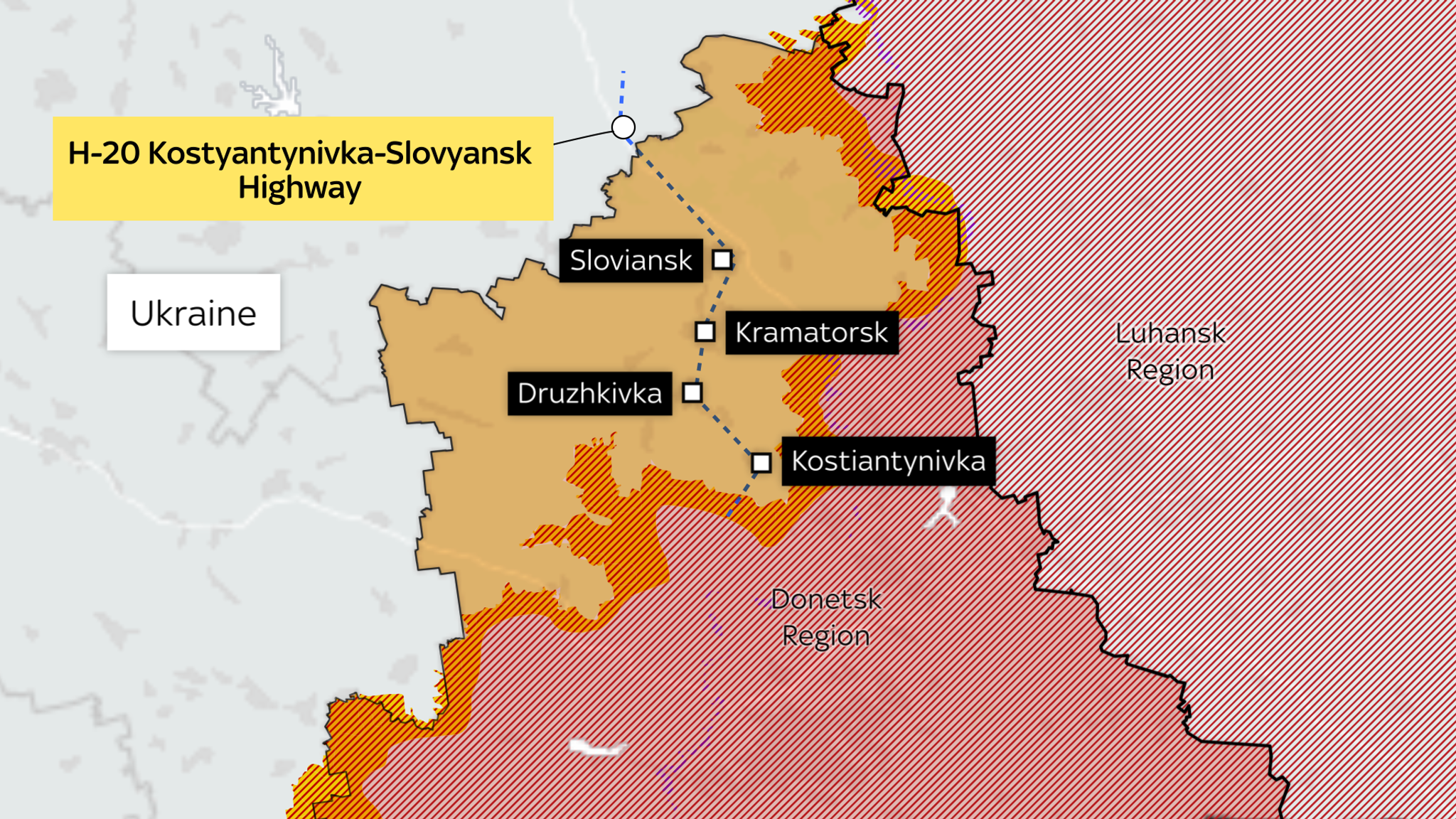 In maps: The battlefields of Ukraine, as Trump backs Kyiv to take back ...