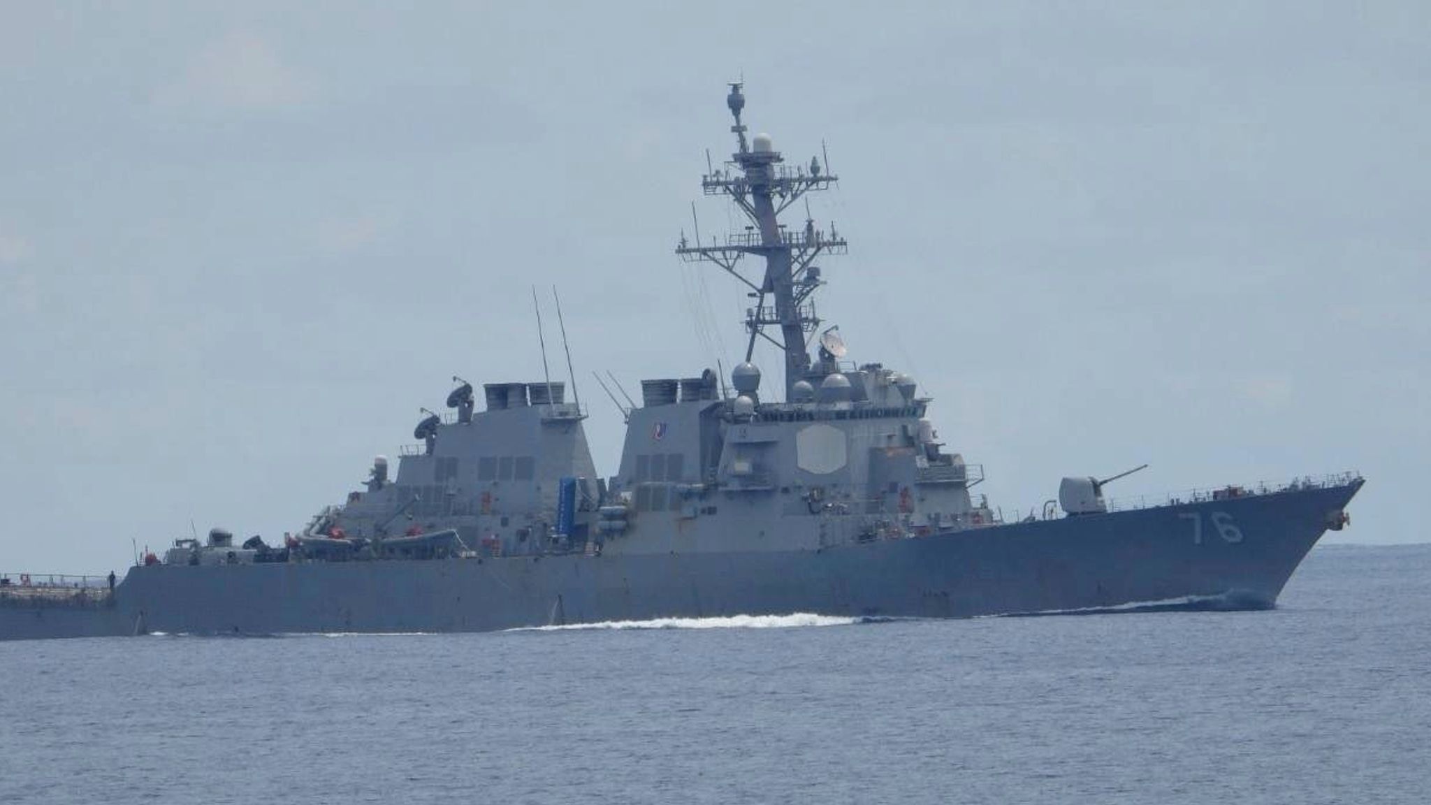 China warns UK and US after USS Higgins and HMS Richmond sail through ...