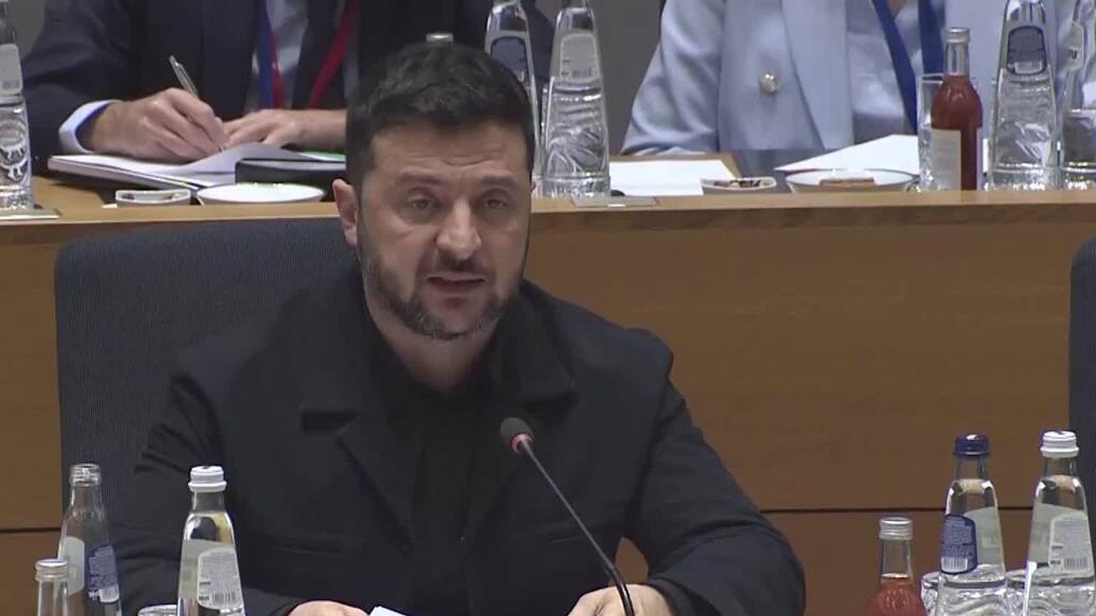 Volodymir Zelenskyy's speech to EU council in full | News UK Video News ...
