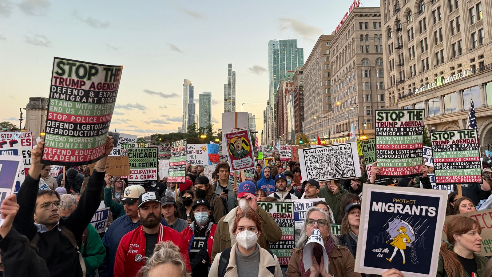 Protests on the streets as Trump prepares to send the military into ...