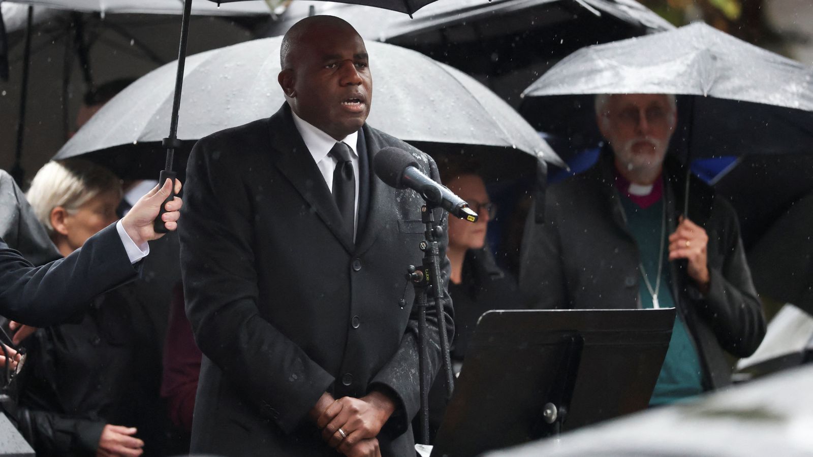 Home secretary reacts to moment David Lammy was heckled at vigil for synagogue attack victims ...