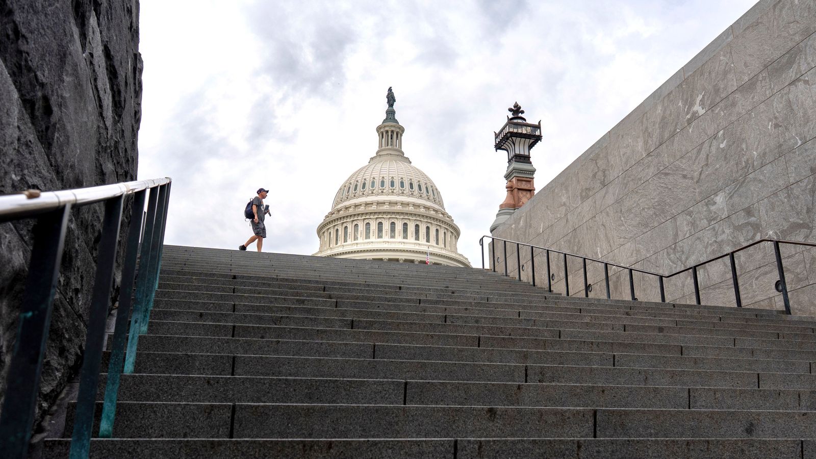 Day one of the US government shutdown in pictures - as Donald Trump and ...