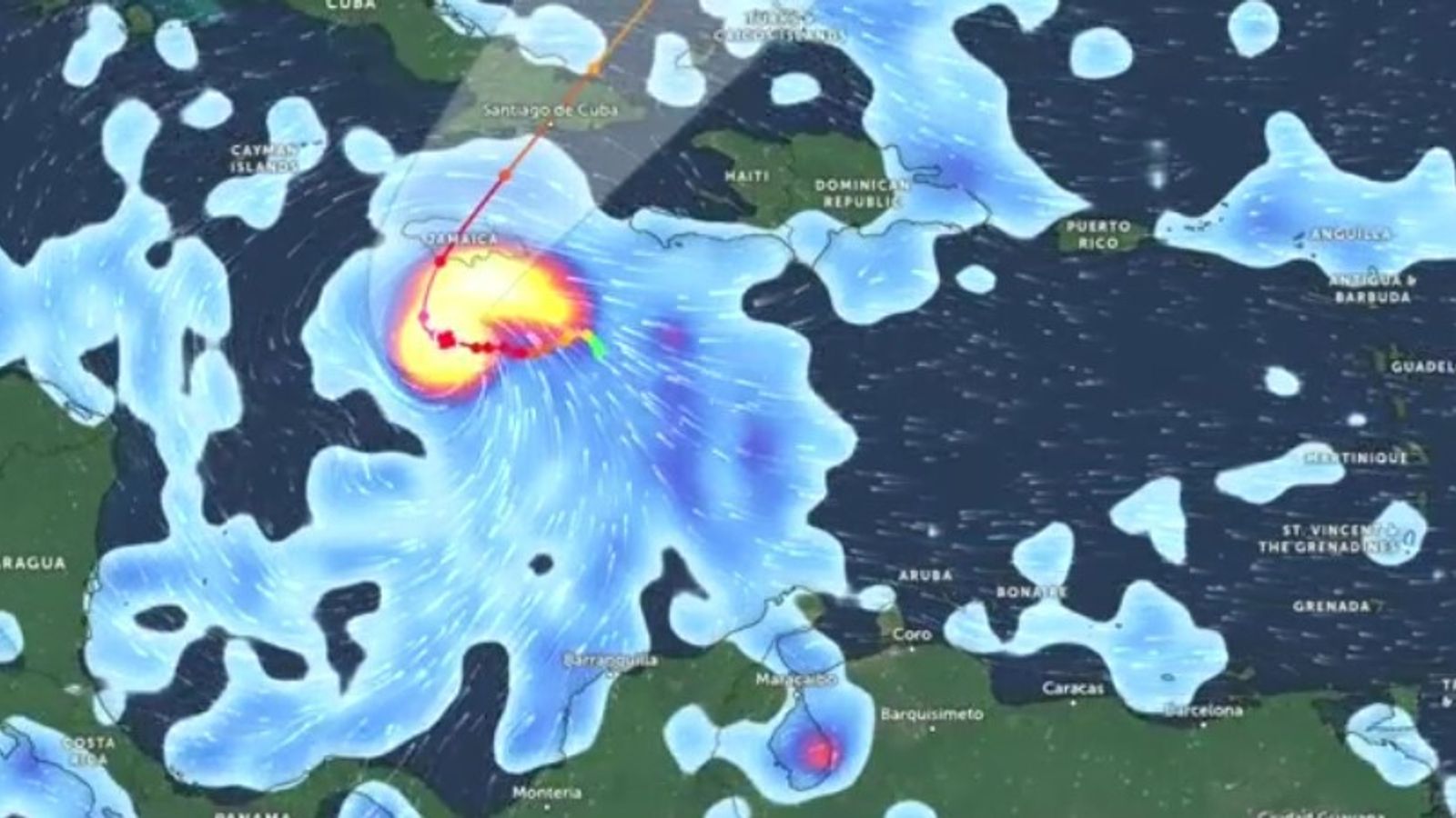Track Hurricane Melissa barrelling towards Jamaica | News UK Video News ...