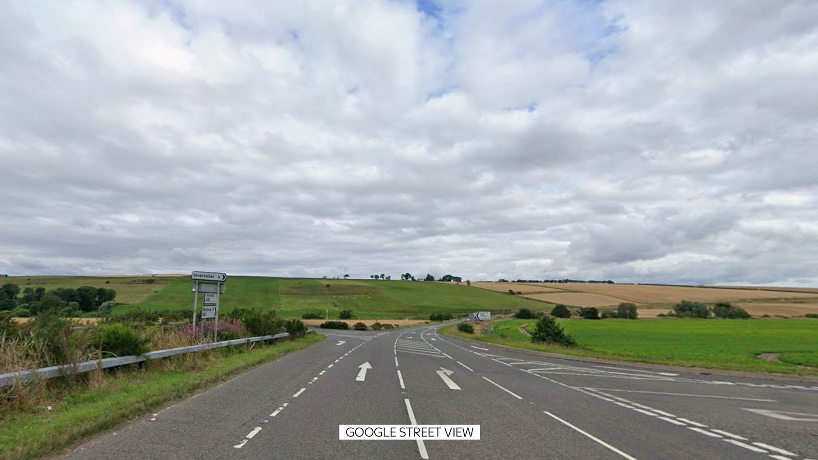 Young man dies and two people taken to hospital after crash in Angus ...