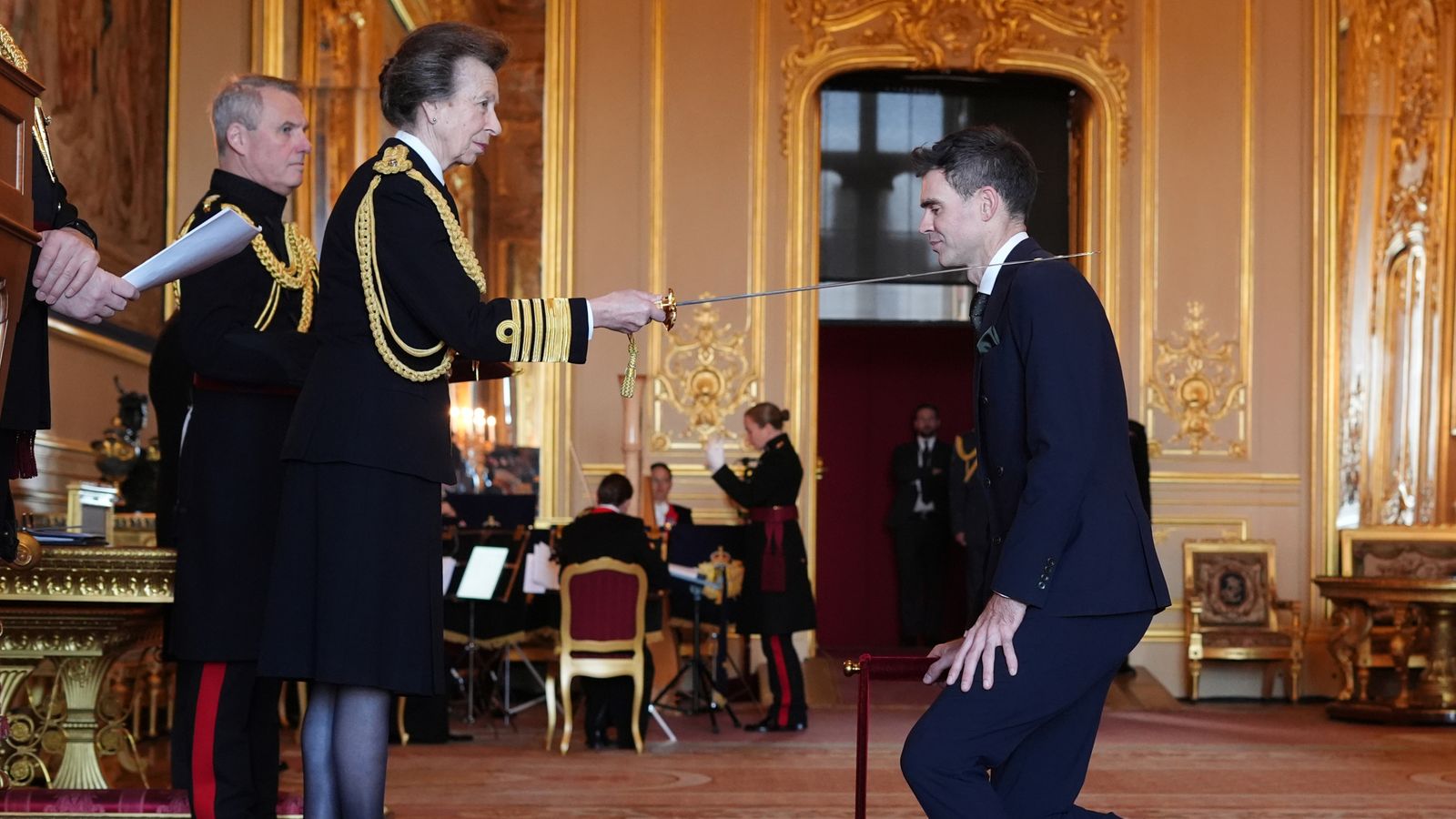 England cricket legend James Anderson knighted at Windsor Castle | UK News | Sky News