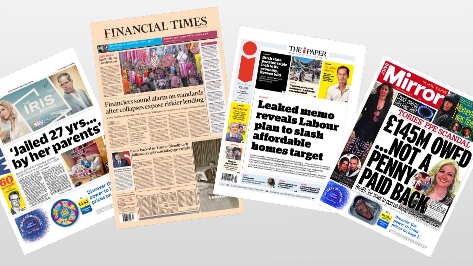 Press Preview: Thursday's papers | News UK Video News | Sky News