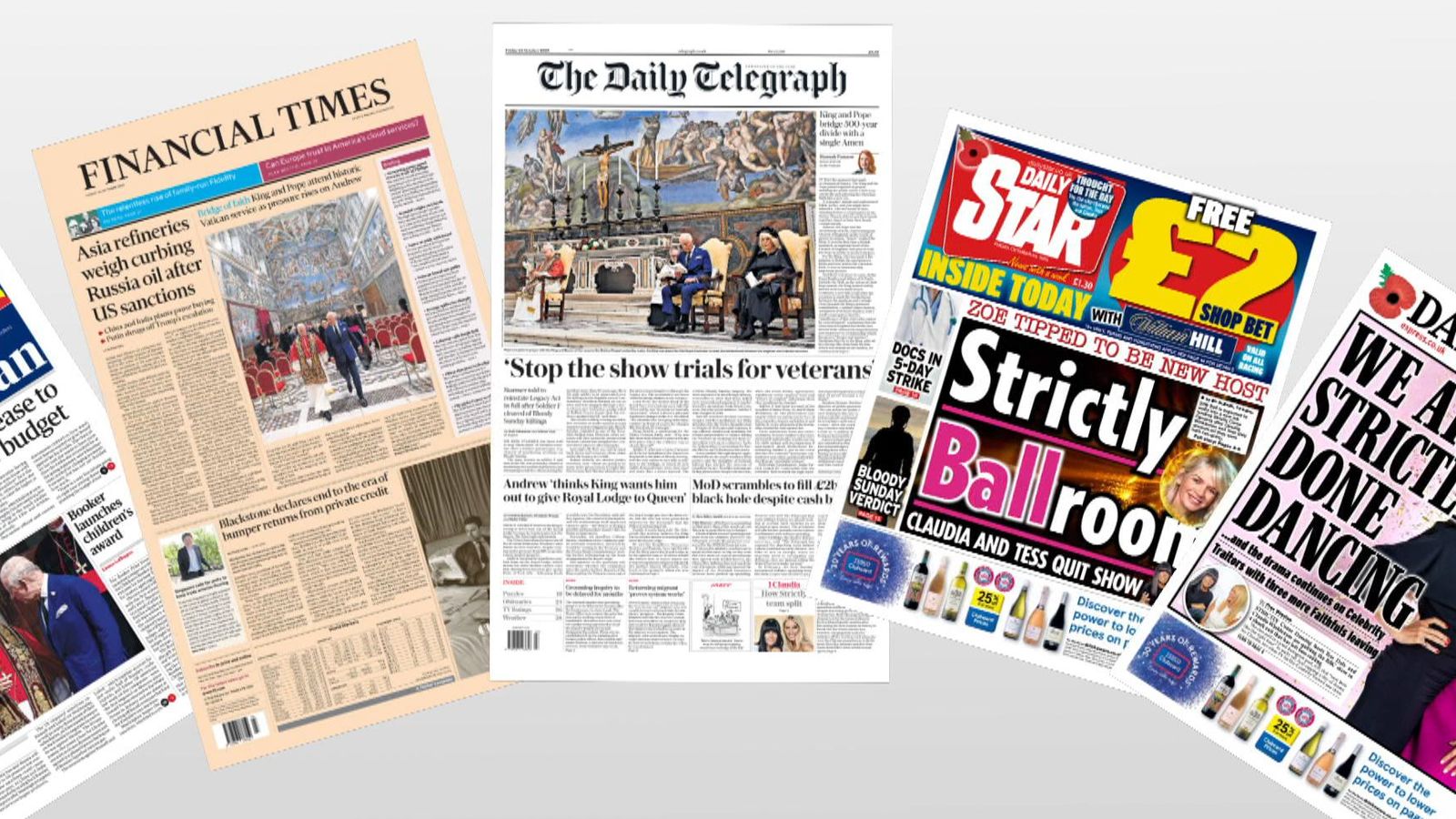 Friday's national newspaper front pages | UK News | Sky News