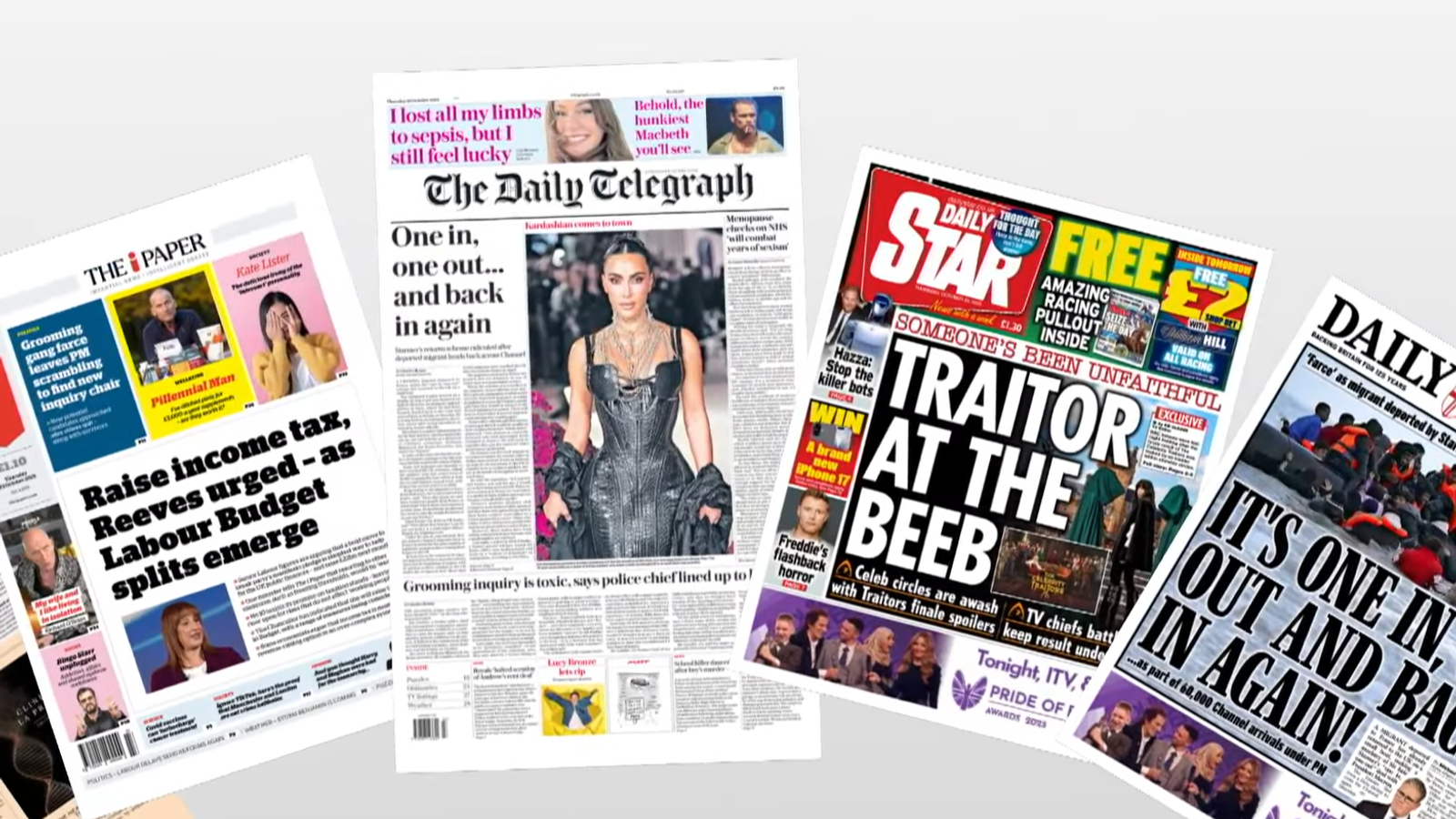 Thursday's national newspaper front pages | UK News | Sky News