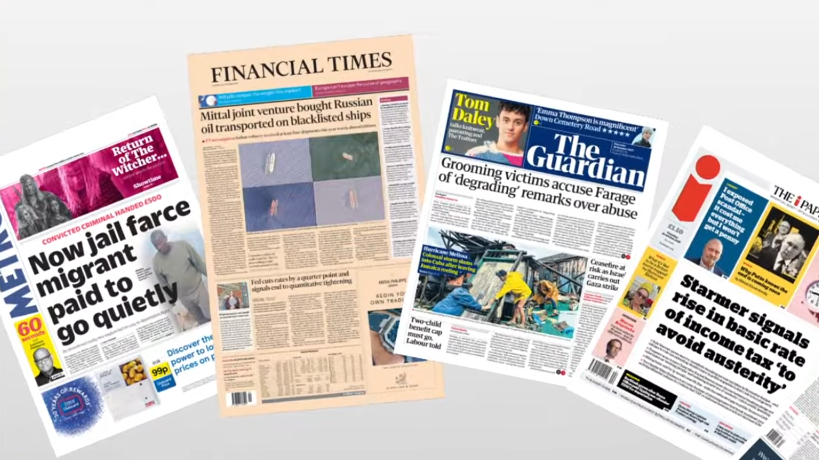 Thursday's national newspaper front pages | UK News | Sky News