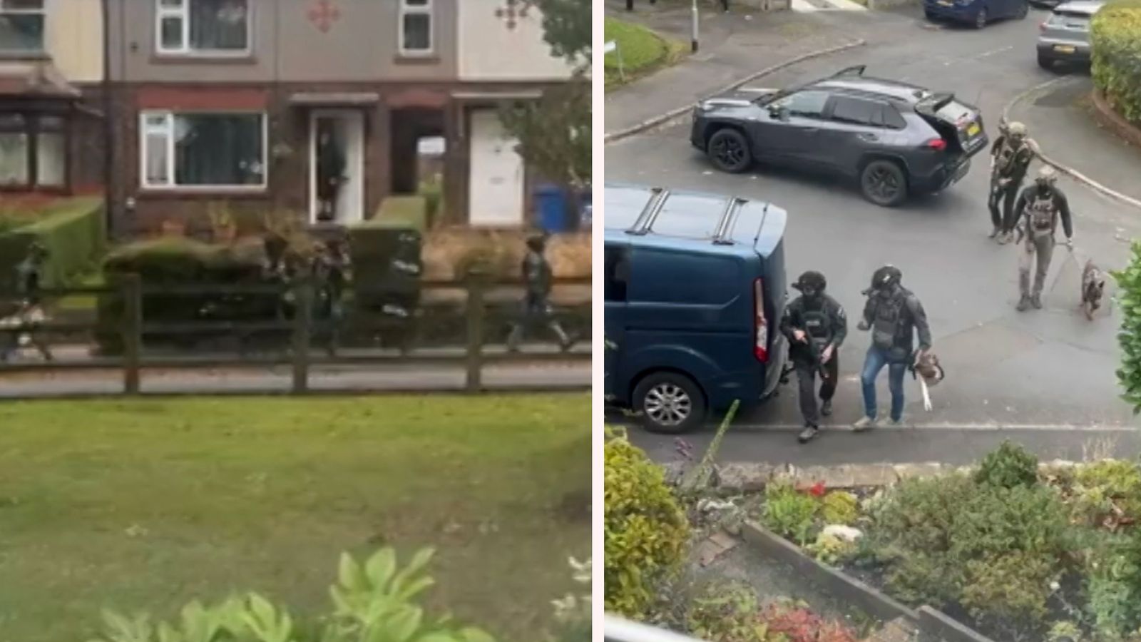 Armed police carry out raid after Manchester synagogue attack | News UK ...