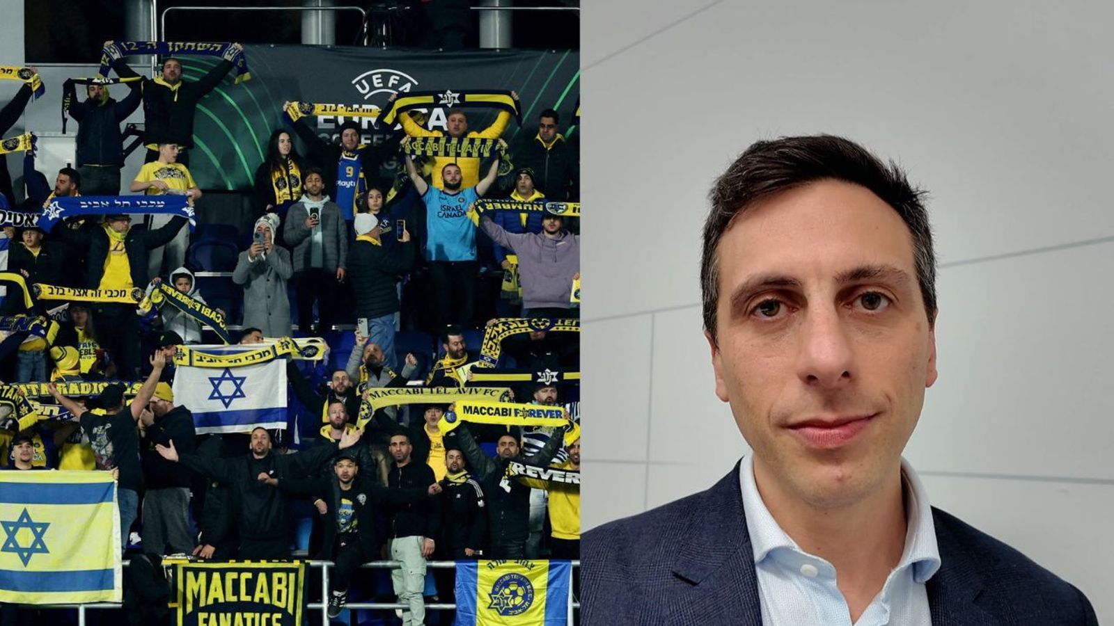 Will ban on Maccabi Tel Aviv fans from Aston Villa last much longer? | News UK Video News | Sky News