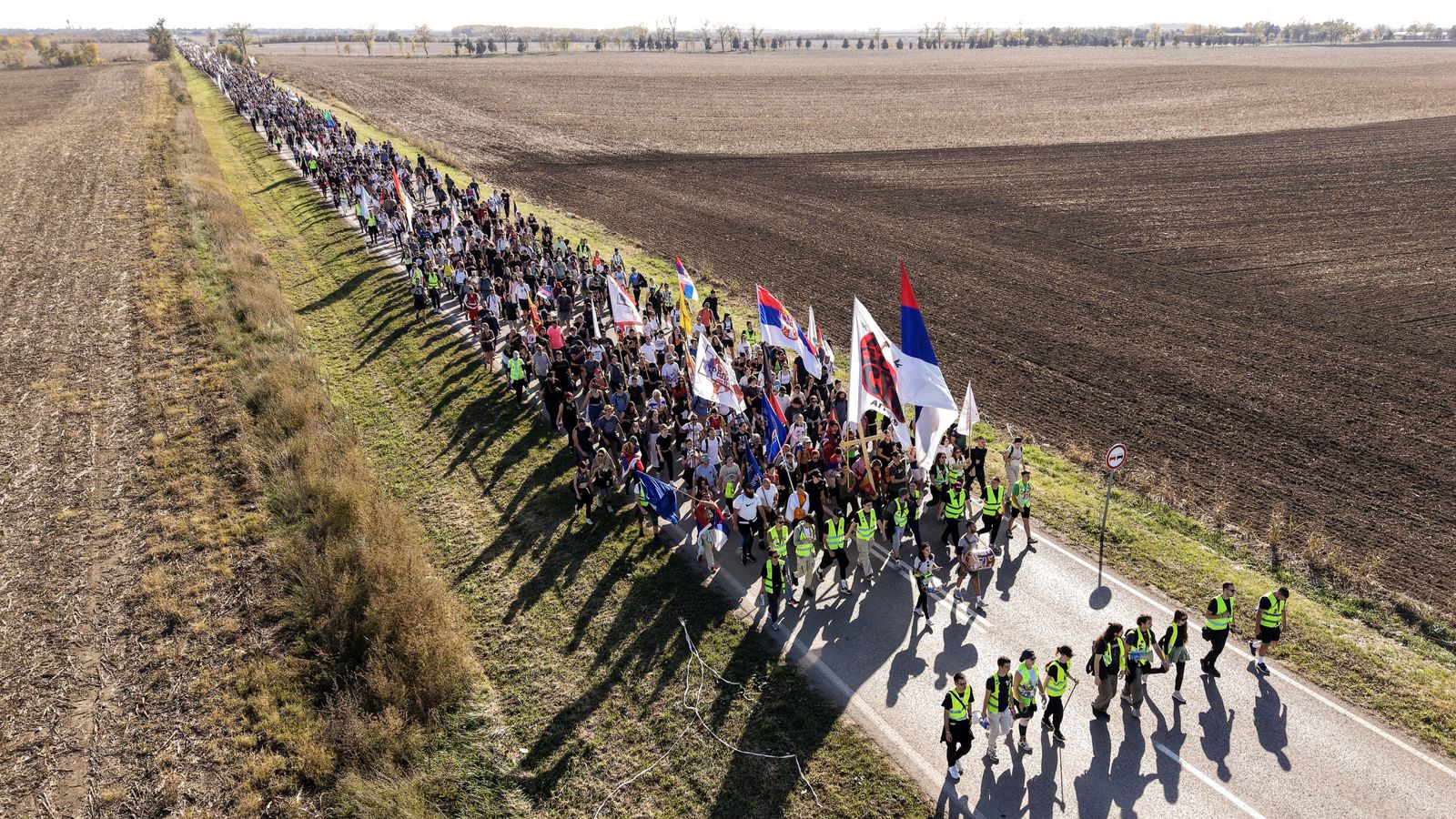 Serbia protests: Thousands gather as student-led movement marks ...