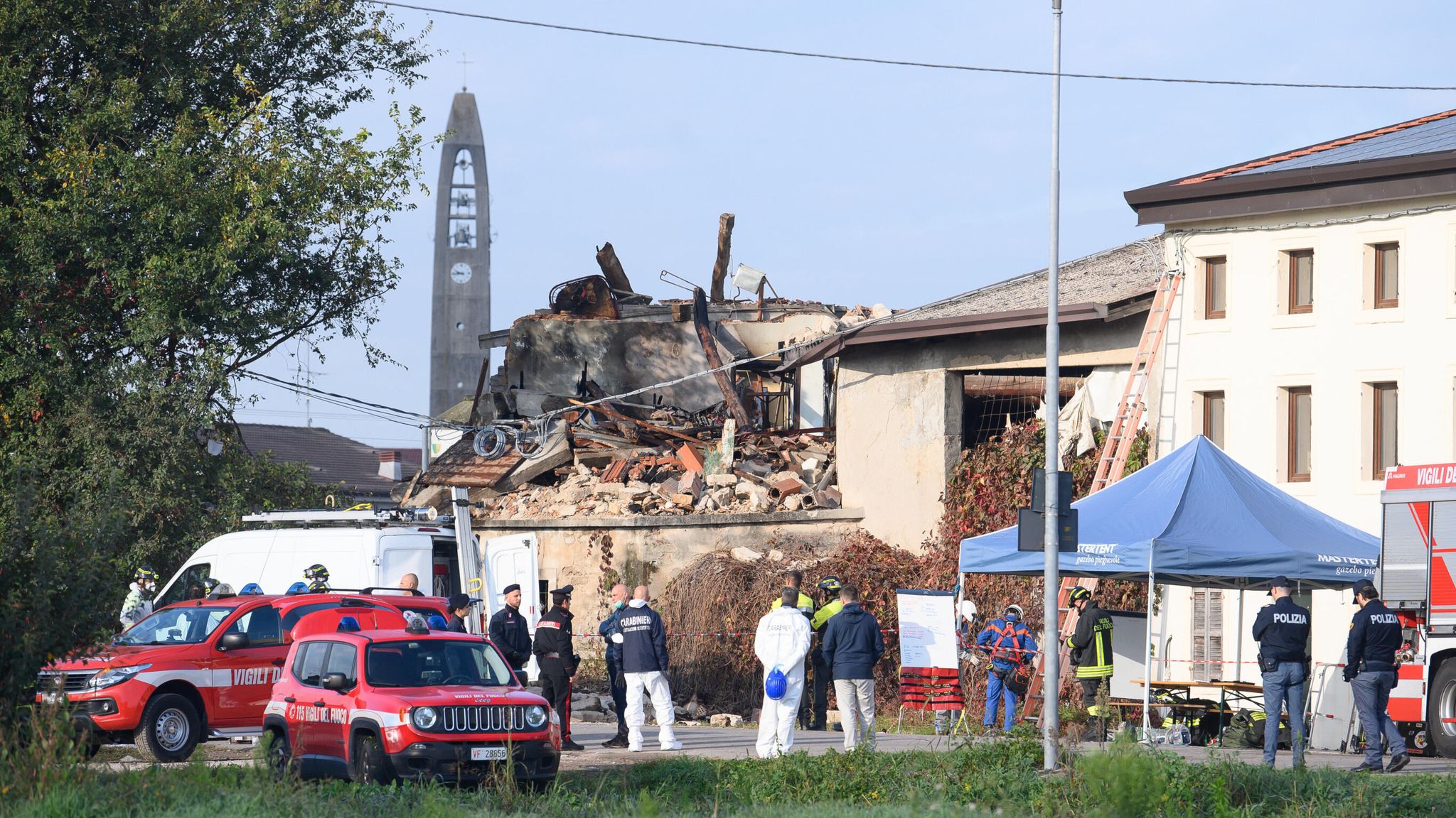 Three police officers killed in 'intentional' gas explosion in Italy ...