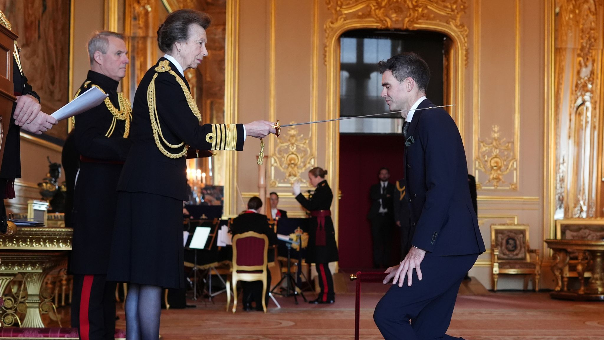 England cricket legend James Anderson knighted at Windsor Castle | UK ...