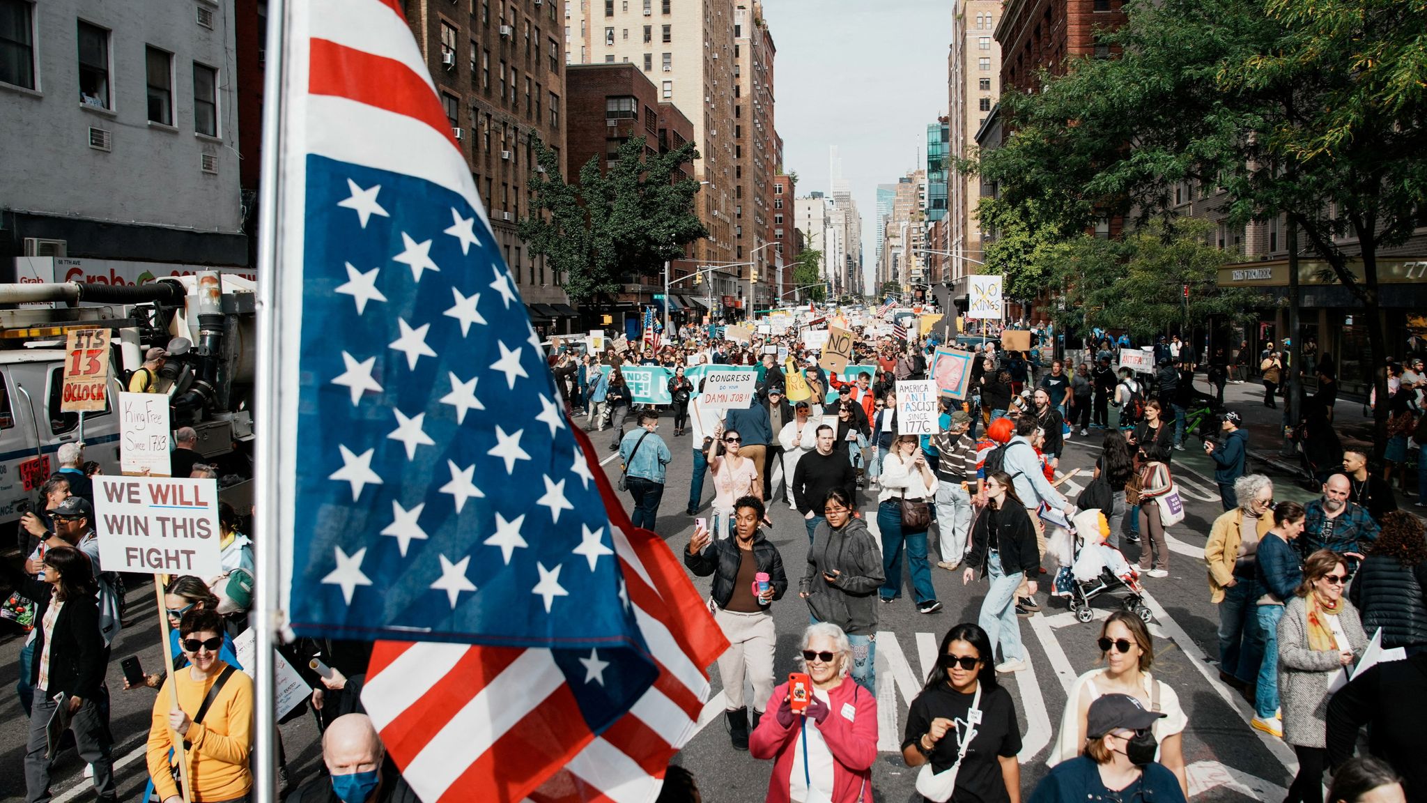 Donald Trump mocks 'No Kings' protests with AI video of himself ...