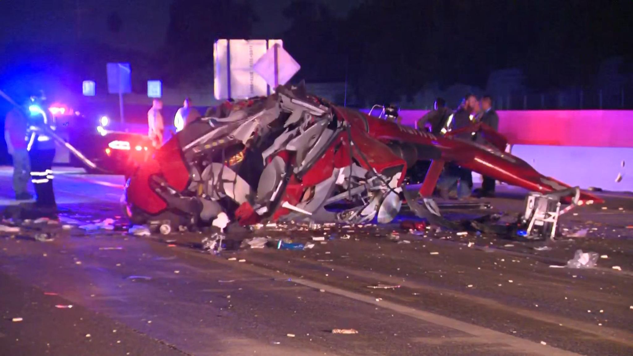 Three people critical after helicopter crash in California | US News ...