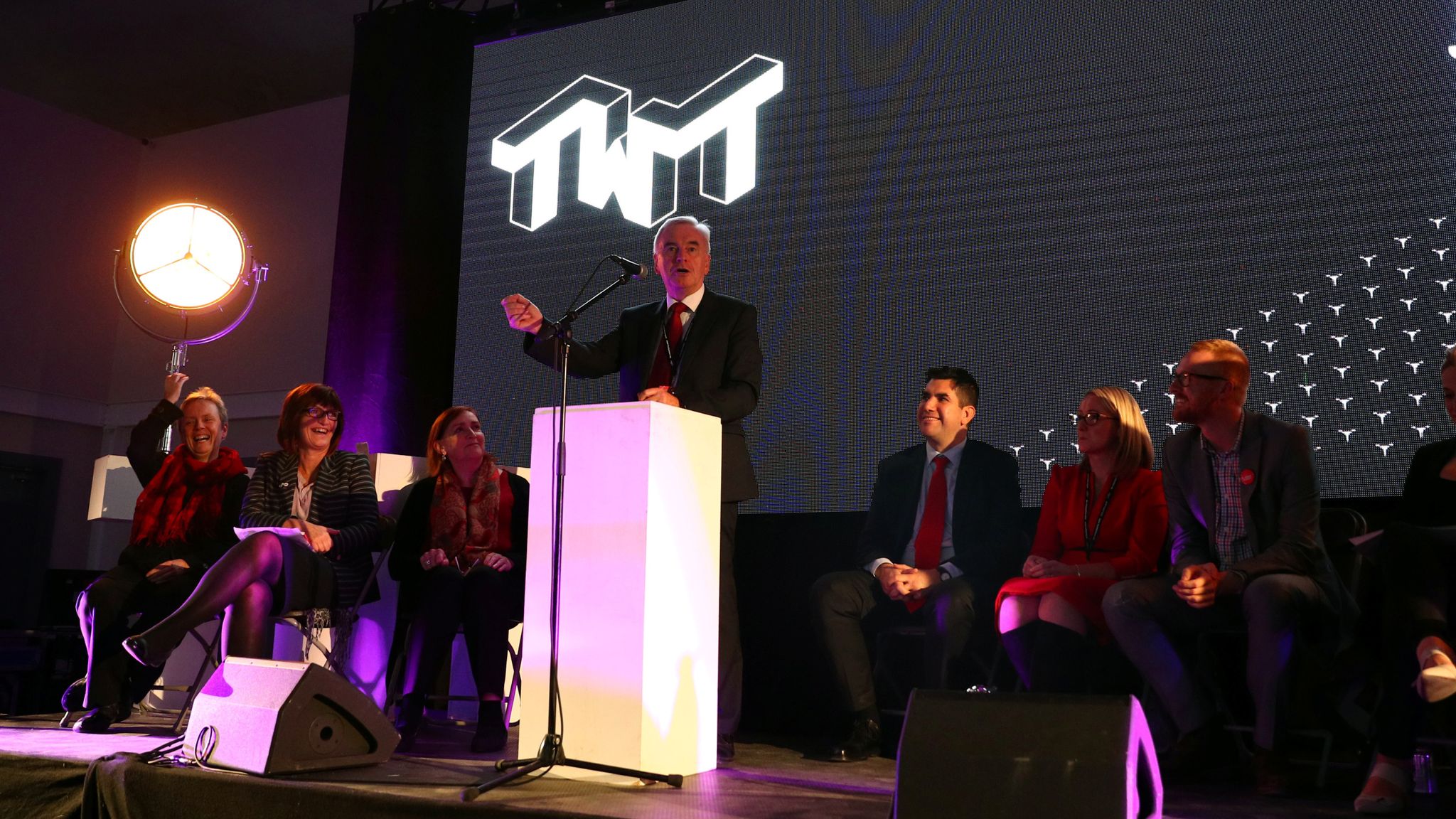 'Bring it on': Left-wing activists gather for fight back against the ...