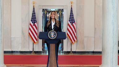Melania Trump: Eight children 'displaced' by war in Ukraine have been ...
