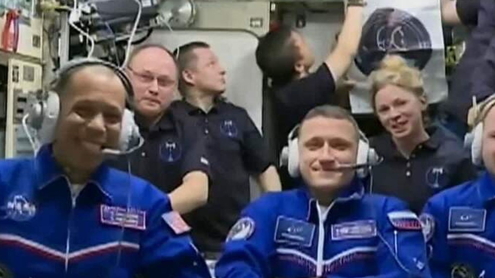 'Welcome to the ISS and have a great time': International Space Station ...