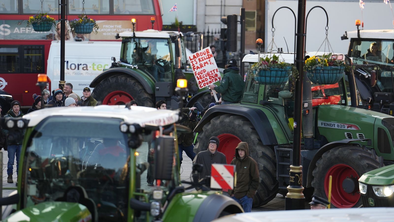 Farmers ignore tractor ban and take inheritance tax protest to ...