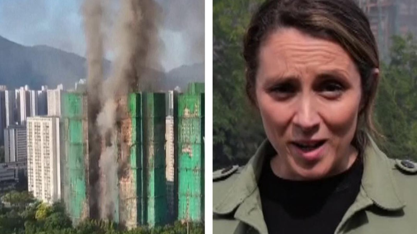 Fatal fire destroys Hong Kong tower bocks and leaves region shocked | World News | Sky News