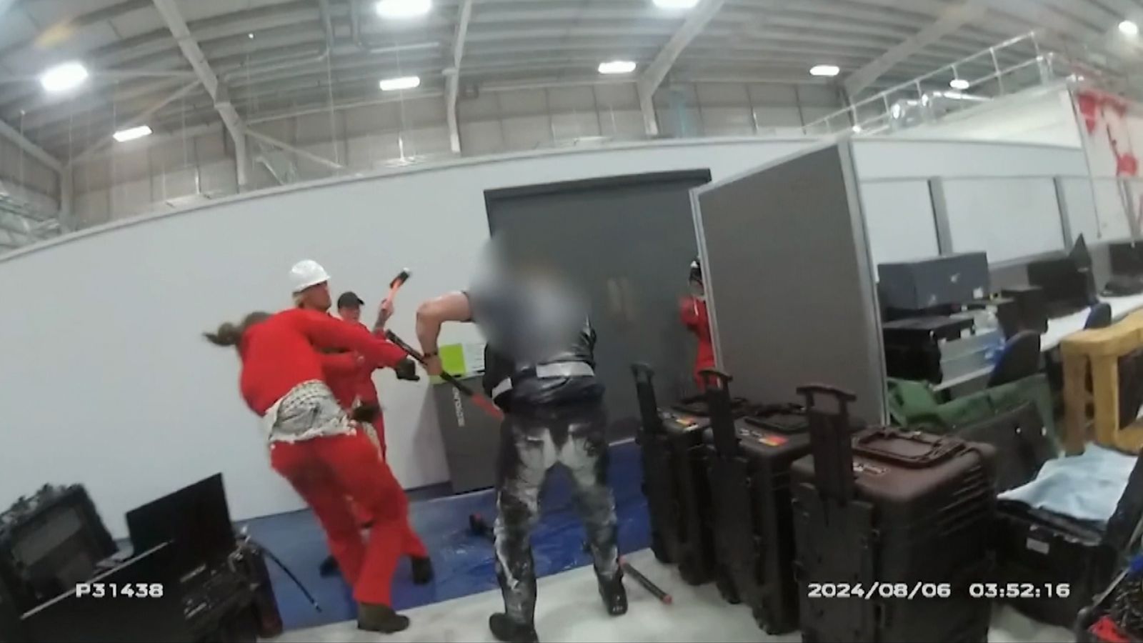 Palestine Action activist accused of sledgehammer attack on police ...