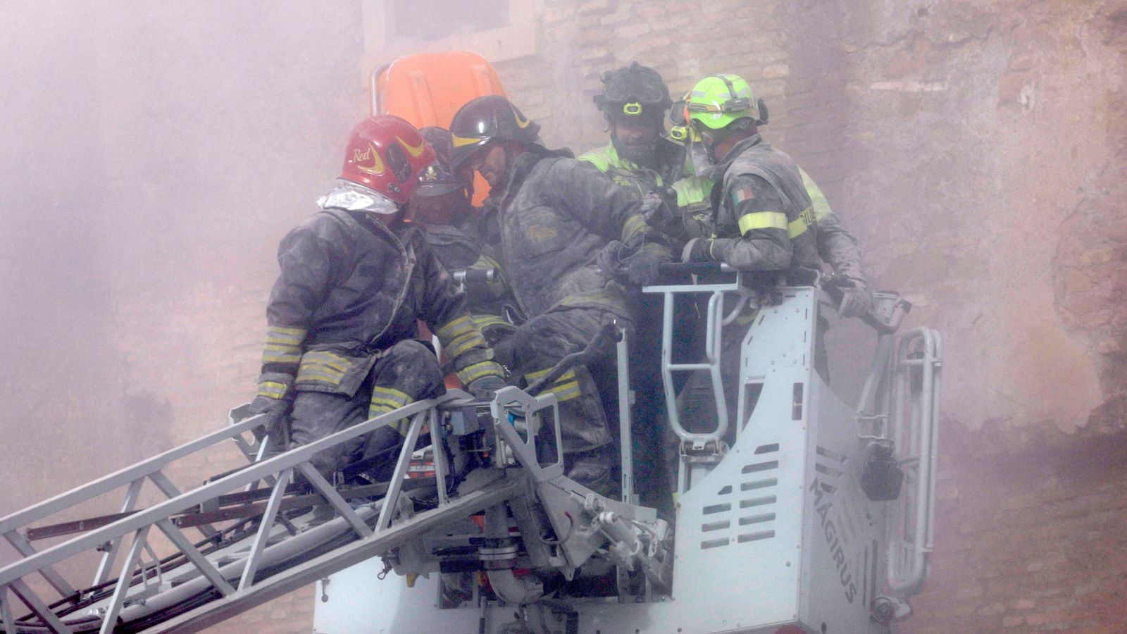Worker trapped under collapsed medieval tower for 11 hours dies | World ...