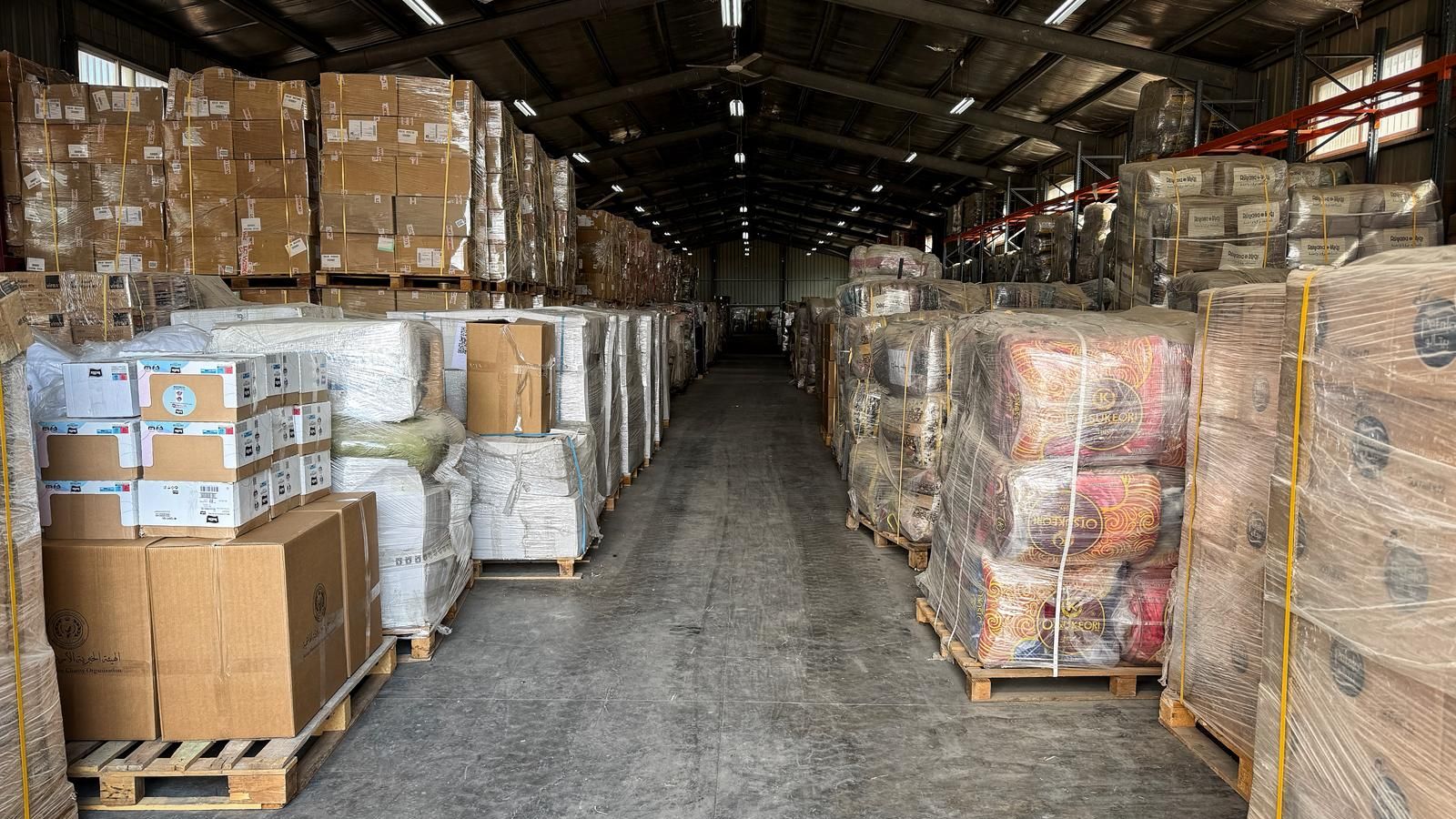 Inside Jordan warehouse where Gaza aid held 'after being refused entry ...