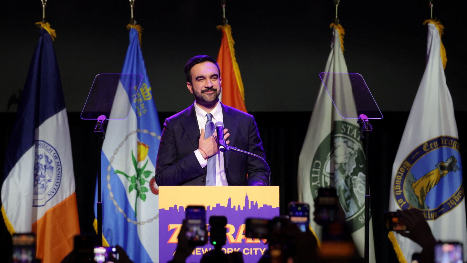 Zohran Mamdani: 'Trump's worst nightmare' celebrates New York election ...