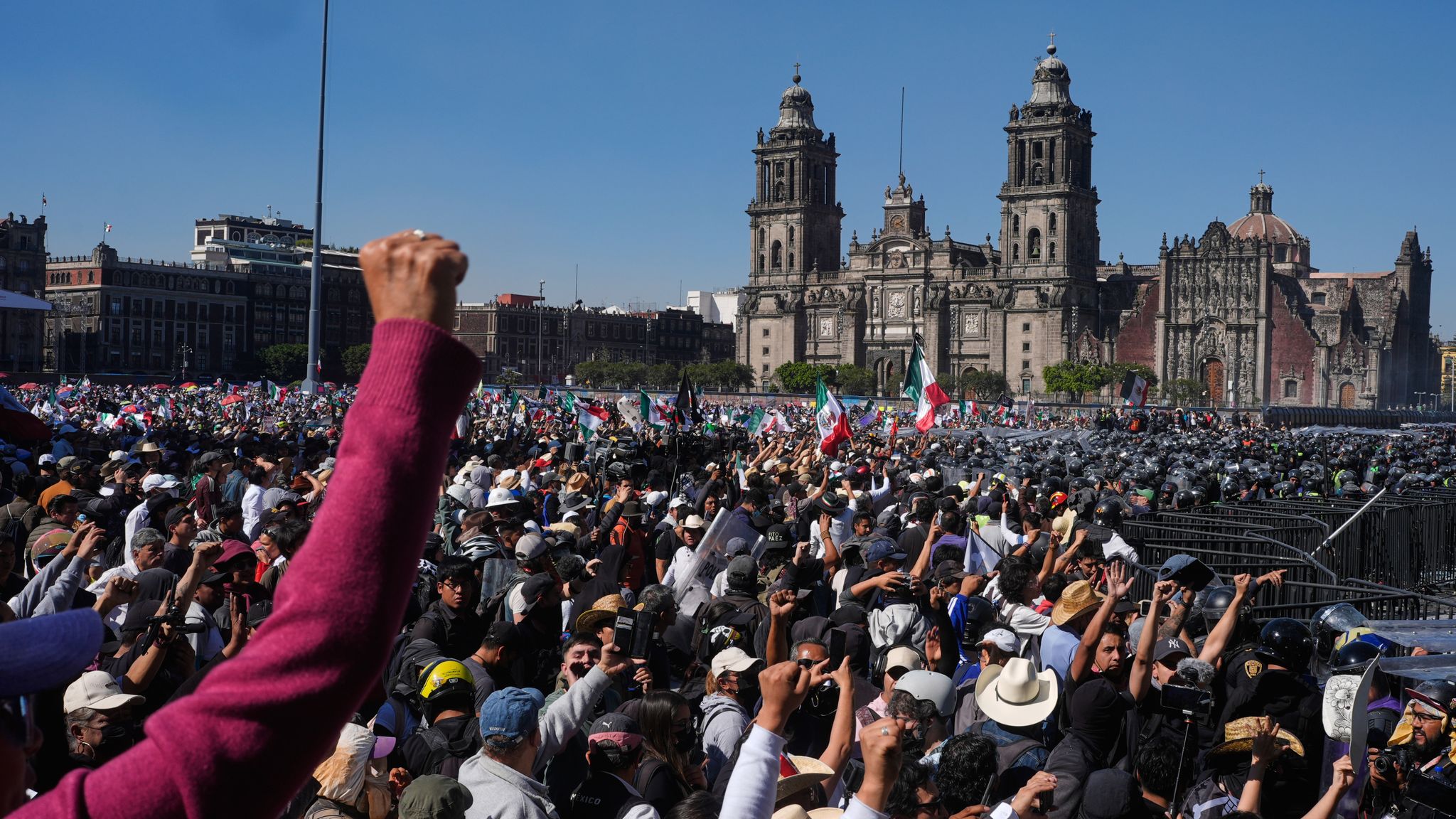 Mexico Thousands March Against Crime And Corruption In Generation Z