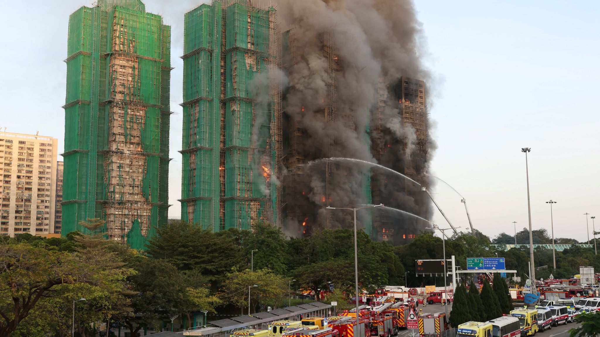 Almost 280 people missing as huge fire engulfs Hong Kong flats - dozens ...