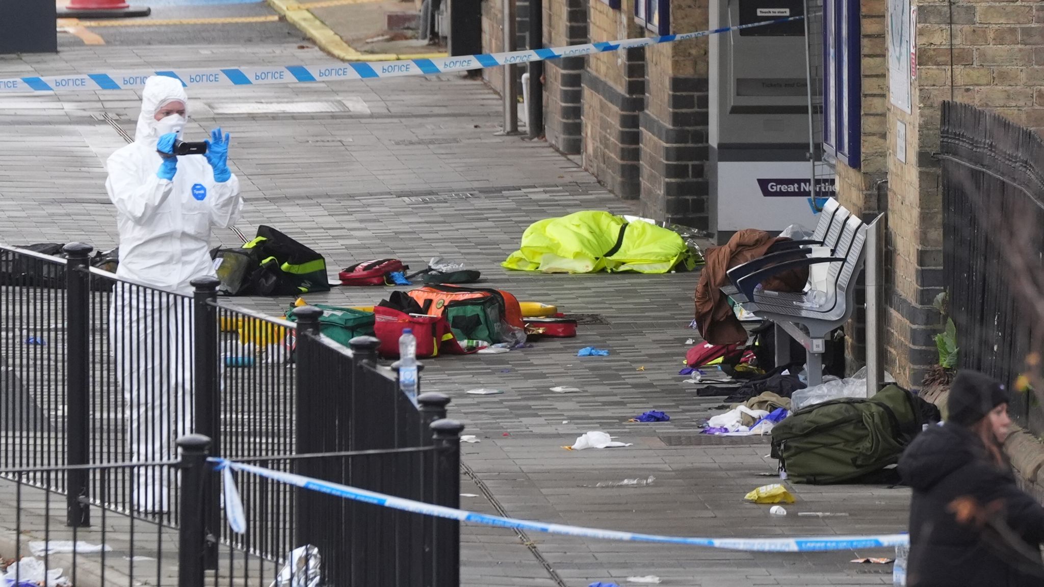 'Heroic' rail worker who tried to stop train knife attacker still in ...