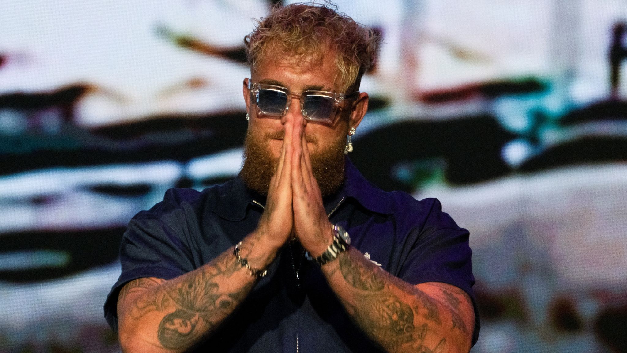 Anthony Joshua 'about to break the internet over Jake Paul's face' in ...