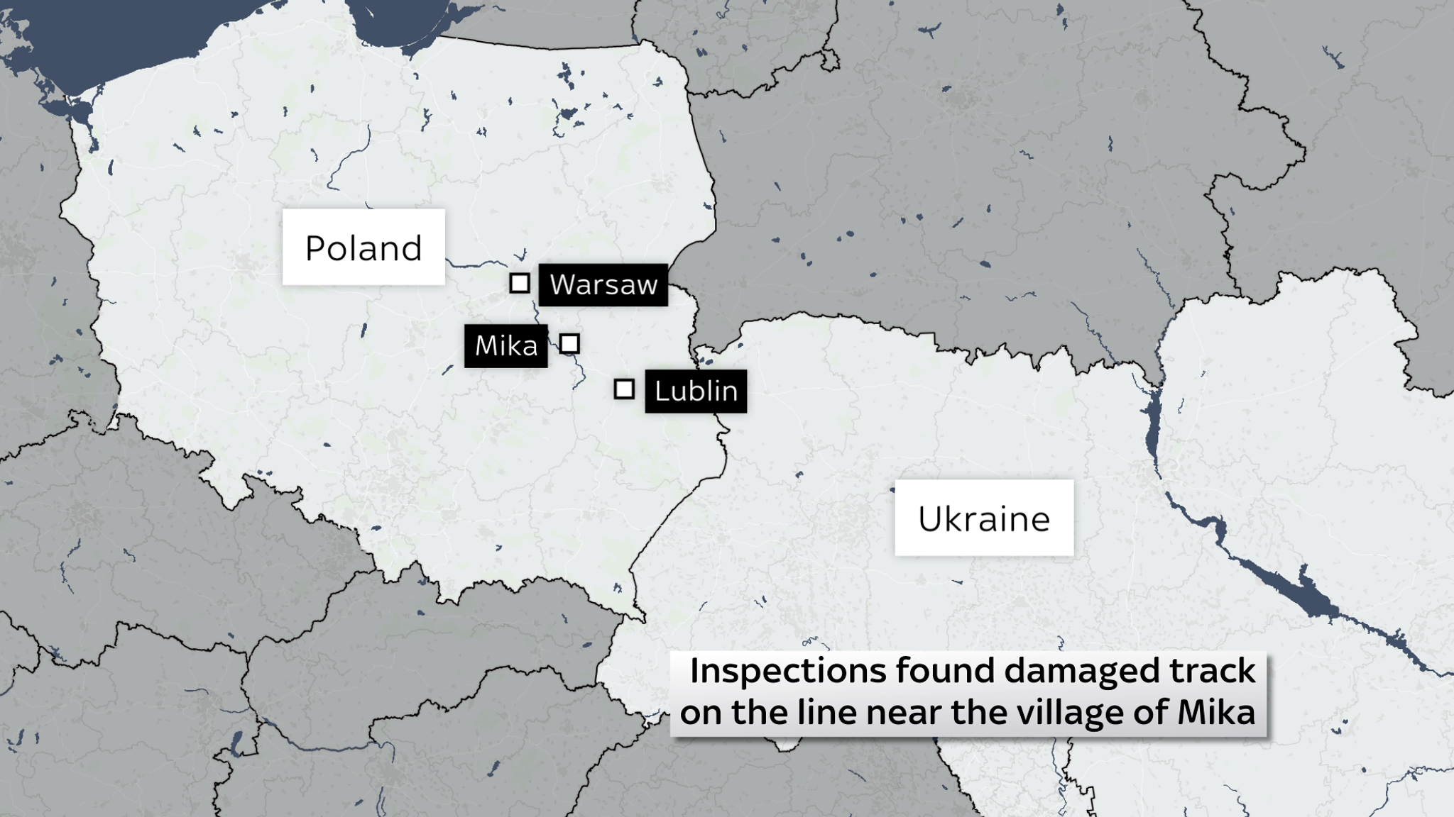 Explosion on rail line 'initiated by Russian secret services', Polish ...