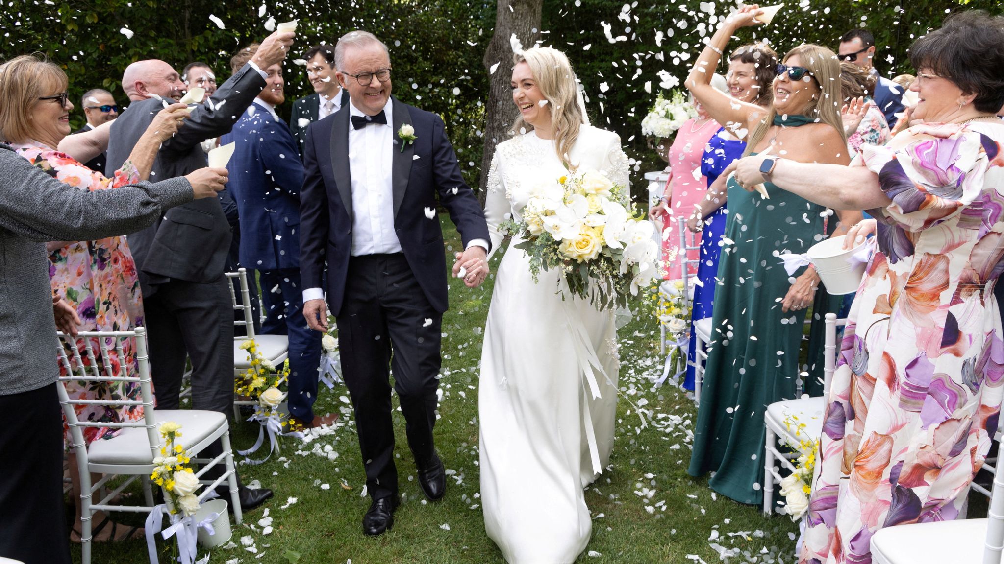 Australia's Anthony Albanese gets married - and makes history as ...