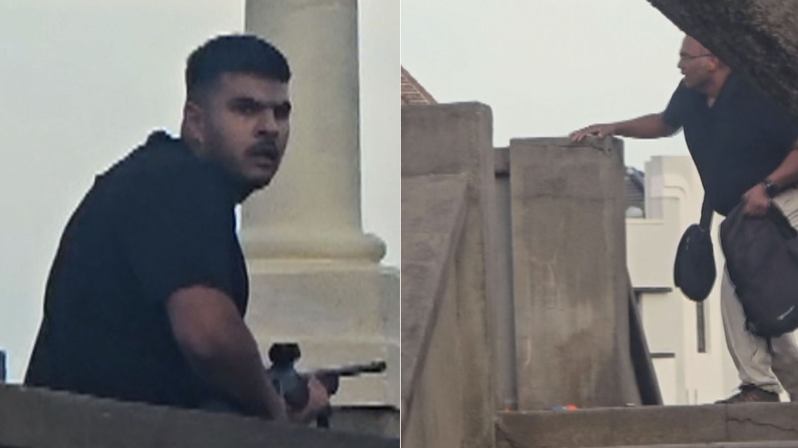 Gunmen filmed during Bondi Beach attack | News UK Video News | Sky News