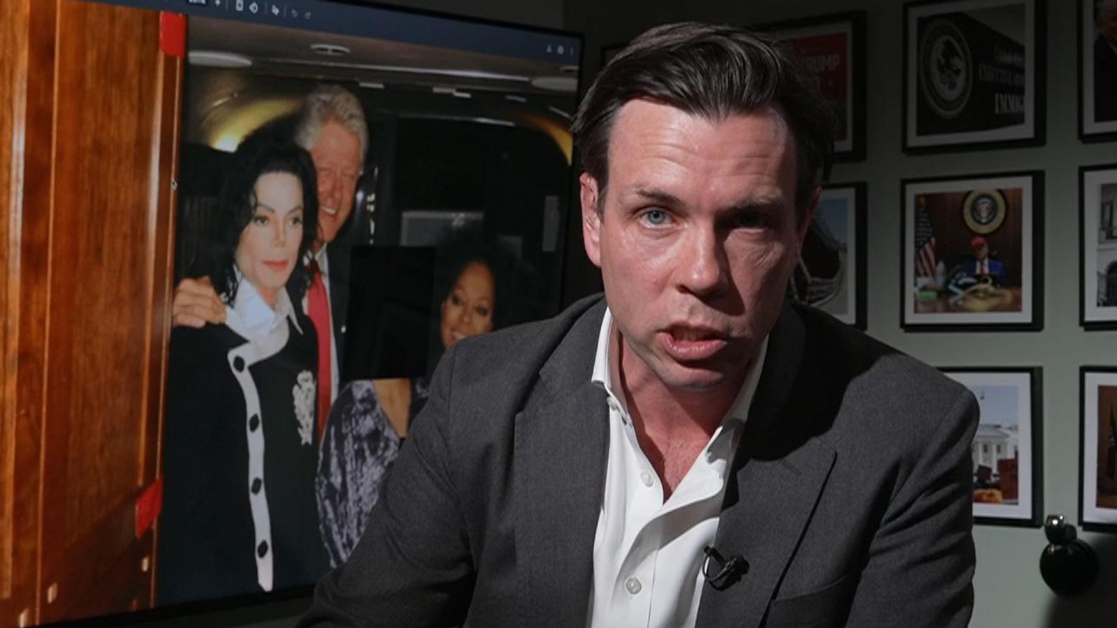 Bill Clinton and Michael Jackson pictured in Epstein files | News UK Video News | Sky News