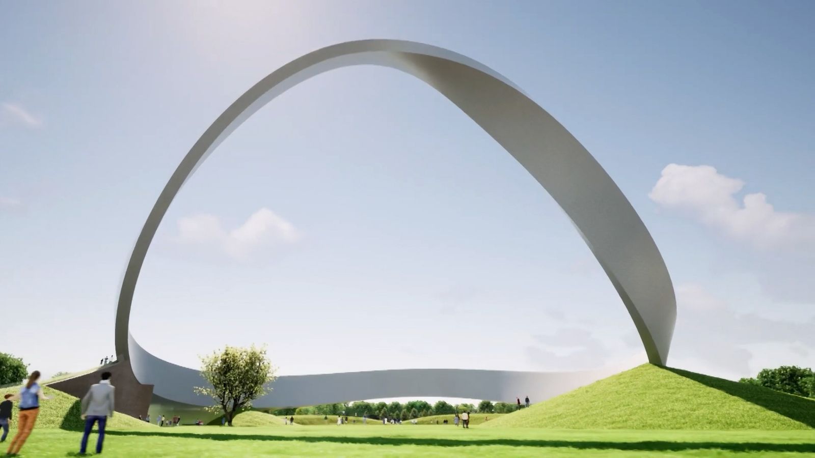 Work starts on UK's largest Christian landmark | UK News | Sky News