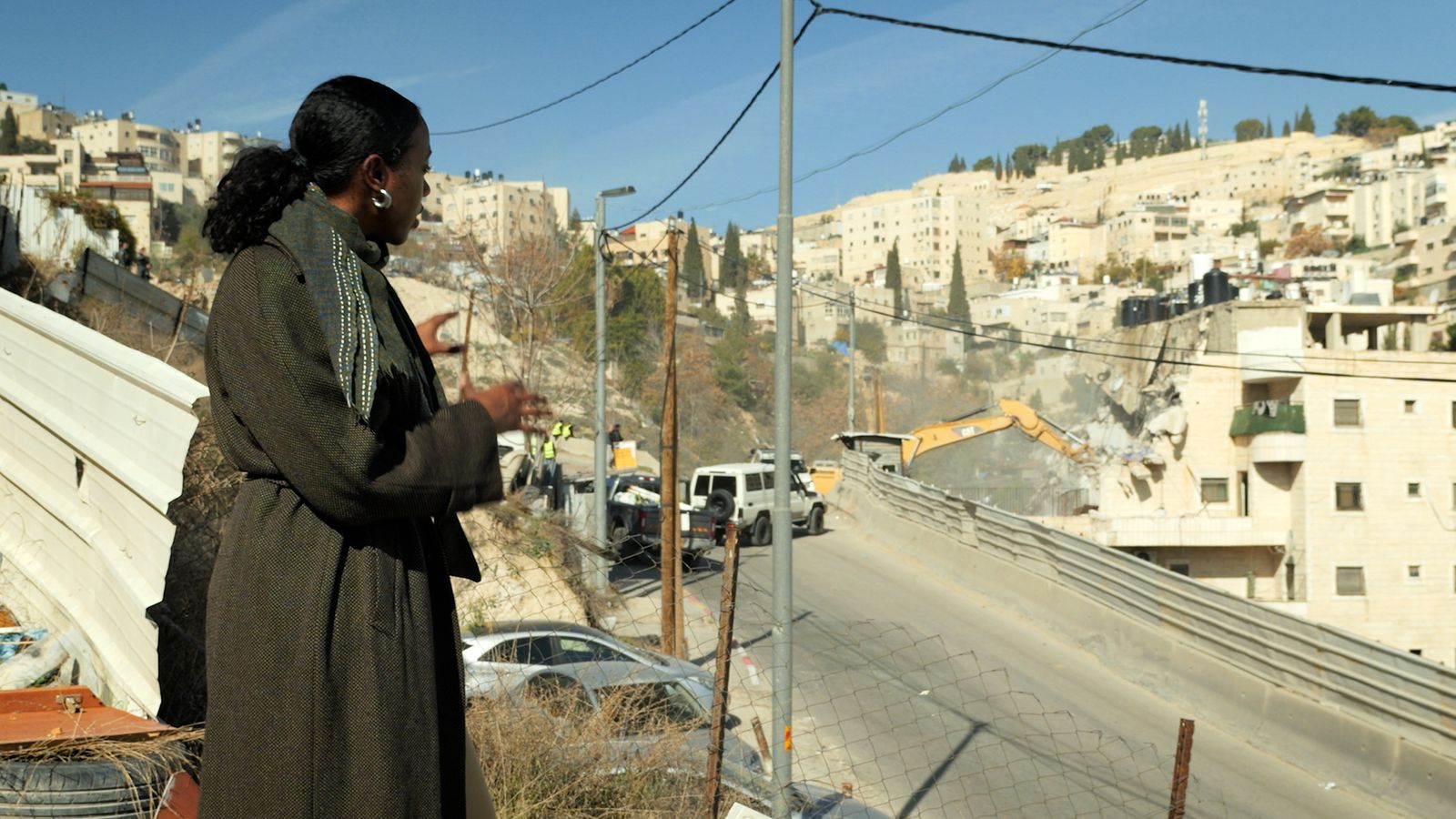 'No one is here to help us': Palestinians watch as Israeli diggers tear ...