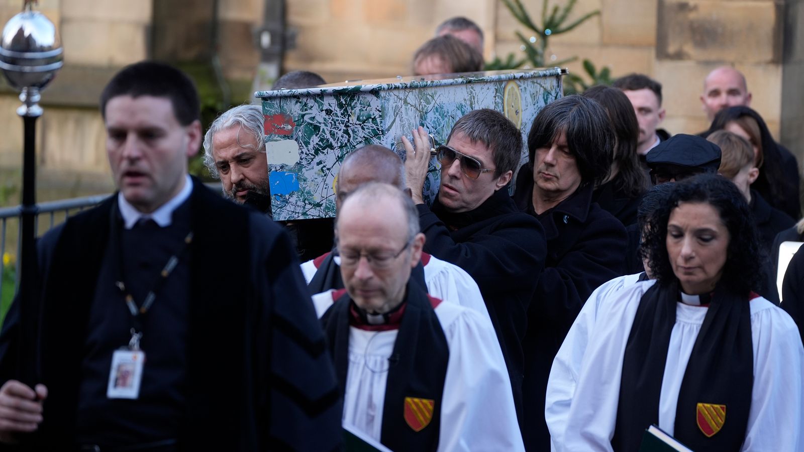 Stars and fans including Liam Gallagher, Paul Weller and David Beckham ...
