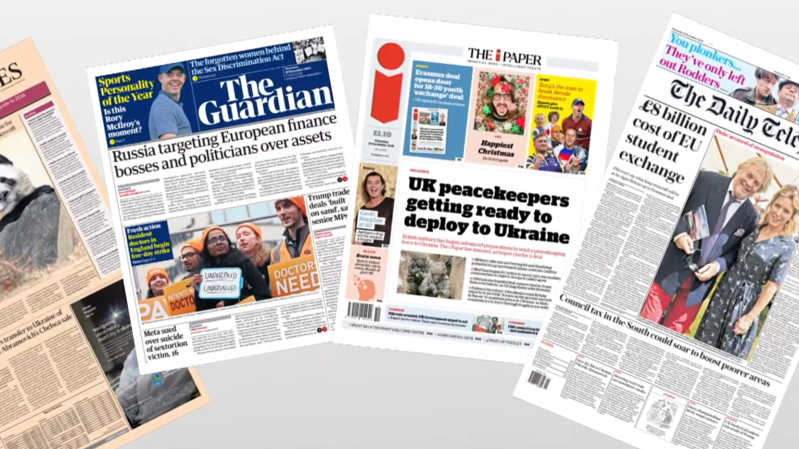 Thursday's national newspaper front pages | UK News | Sky News