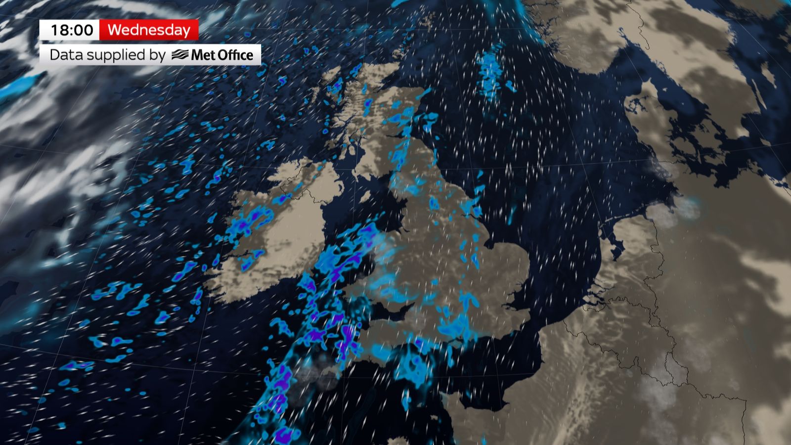 UK weather: Warning of 'prolonged' heavy rain bringing travel ...