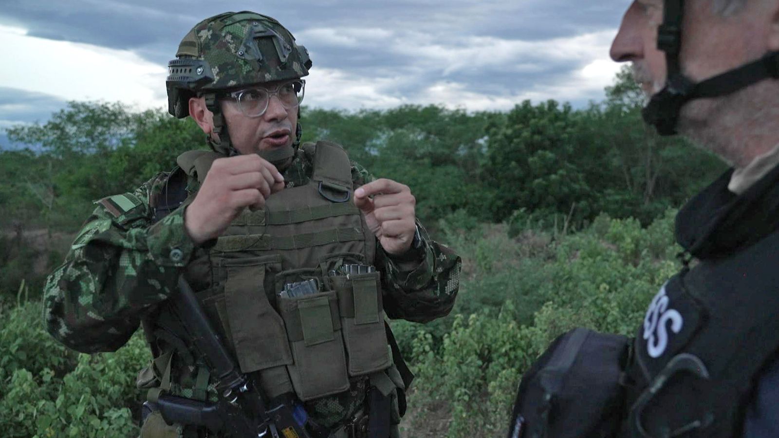 Fighting drugs on Venezuela-Colombia border | World News | Sky News