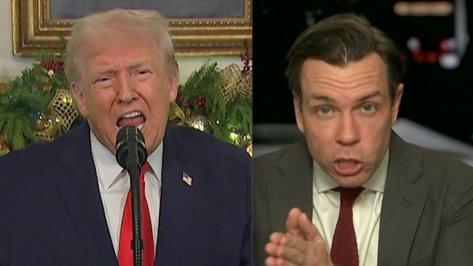 Donald Trump looked an 'angry man' in White House speech | News UK ...