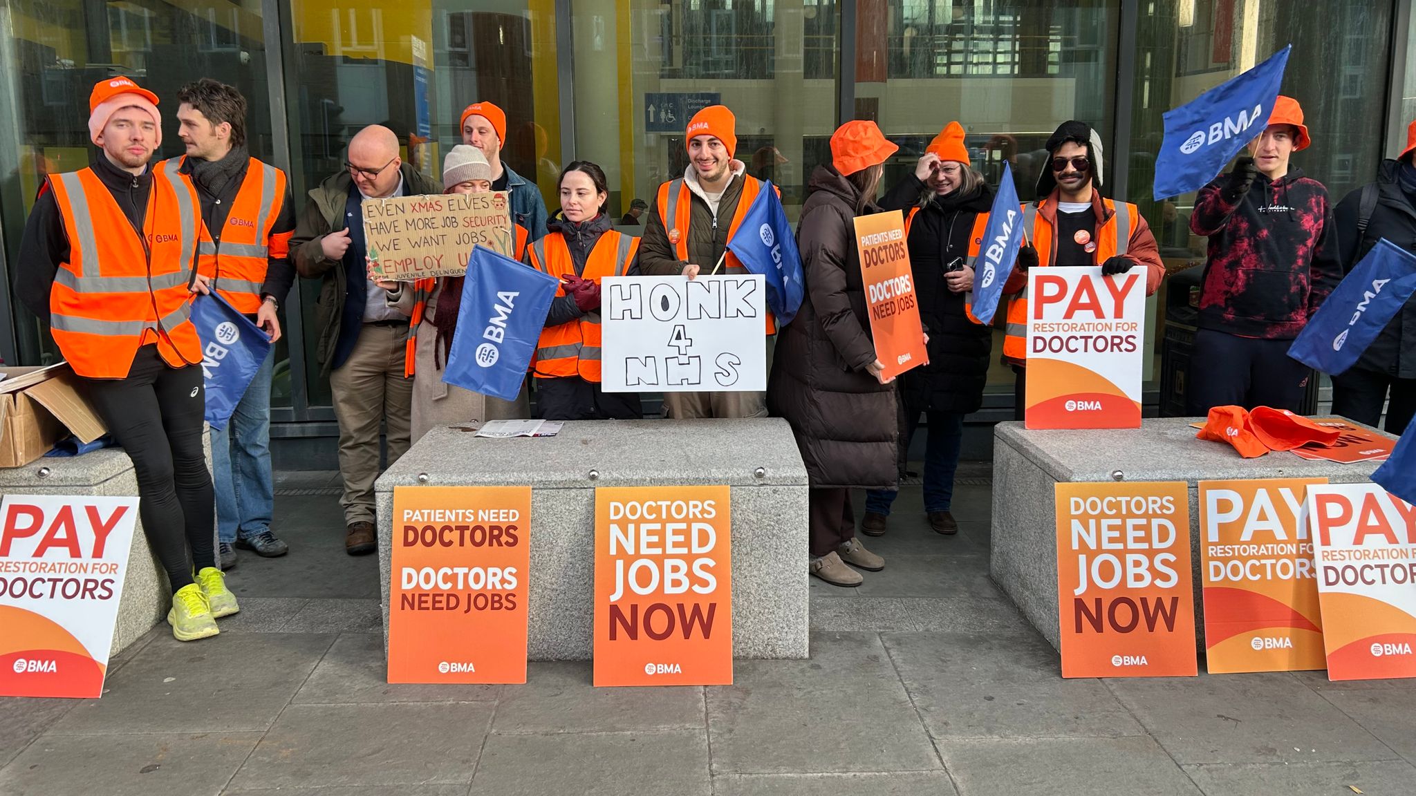 Tensions rising ahead of resident doctors' six-day strike | UK News ...
