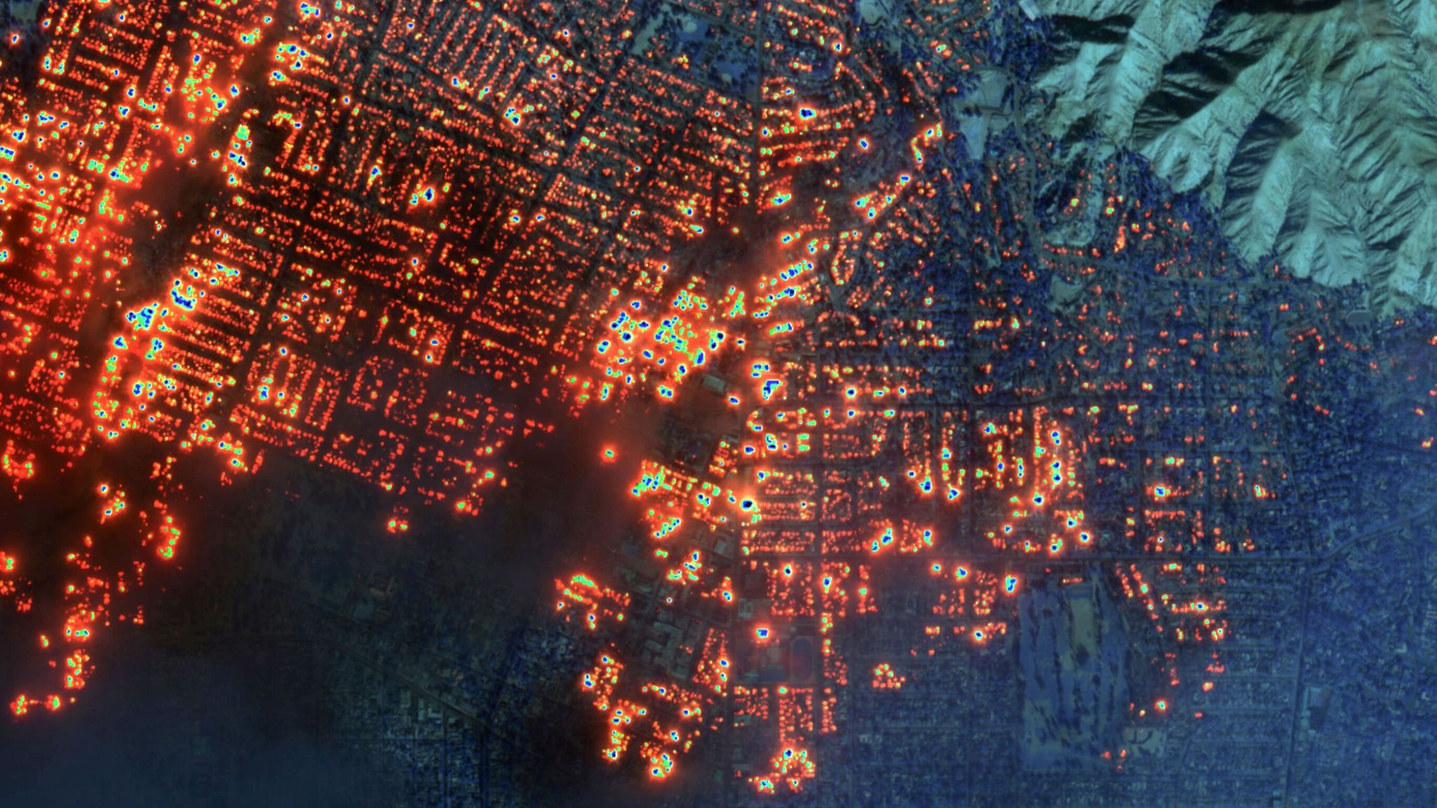 Looking back at 2025 - in satellite images | World News | Sky News