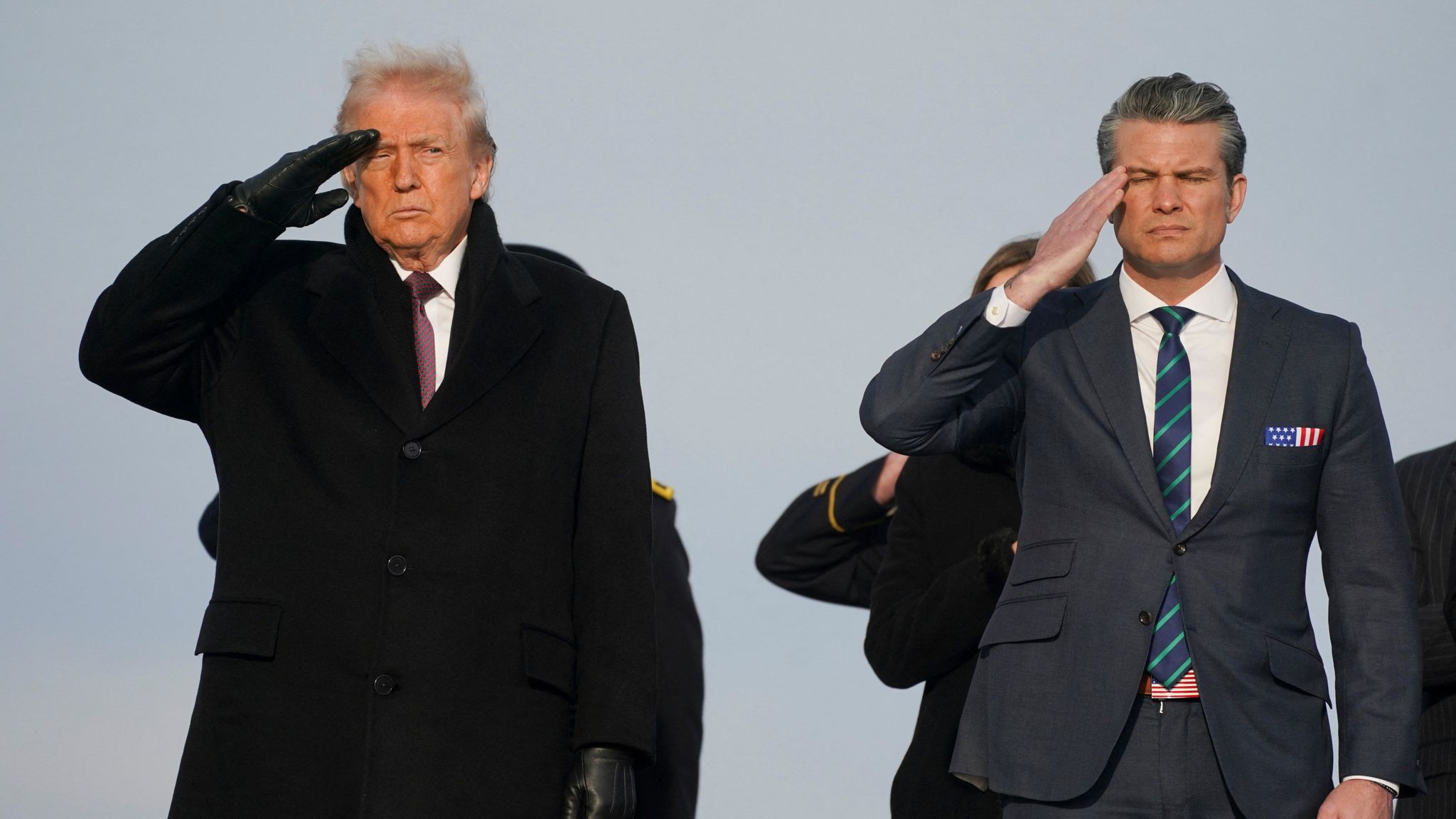 US latest: Trump to give press briefing with defence secretary - as ...