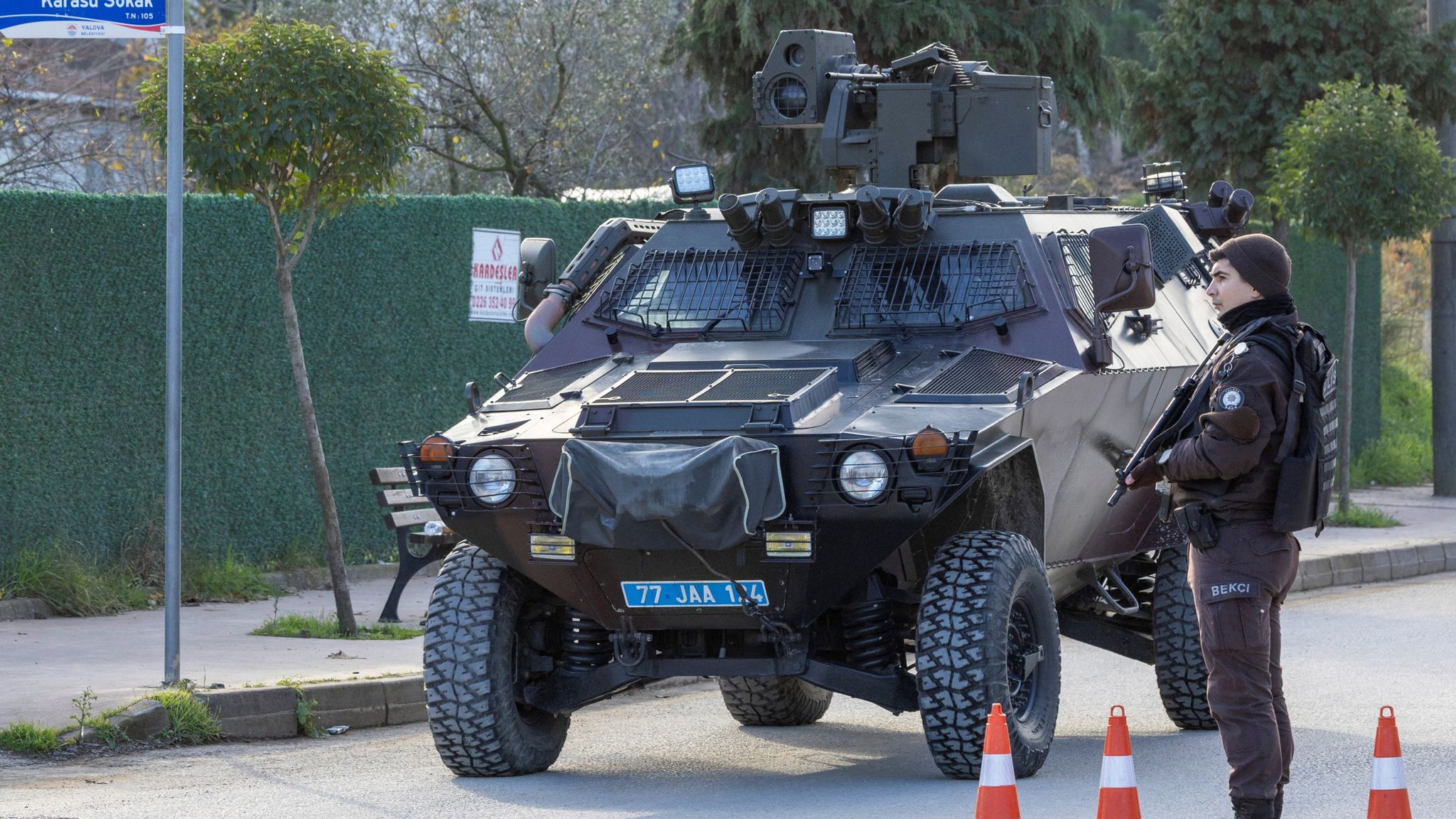 Three police officers and six militants killed in shooting in Turkey ...